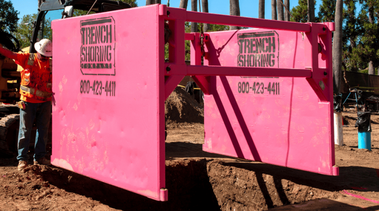 Steel Trench Shields & Manhole Boxes - Trench Shoring Company - Shoring ...