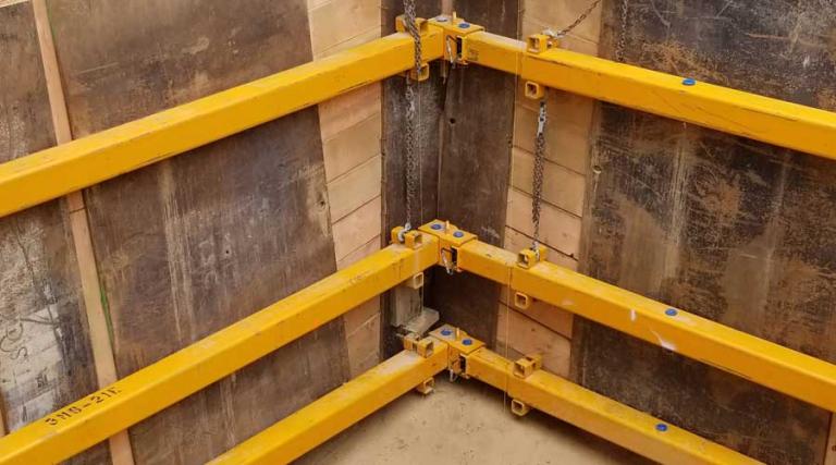 Manhole Braces - Trench Shoring Company - Shoring, Trench Shoring ...
