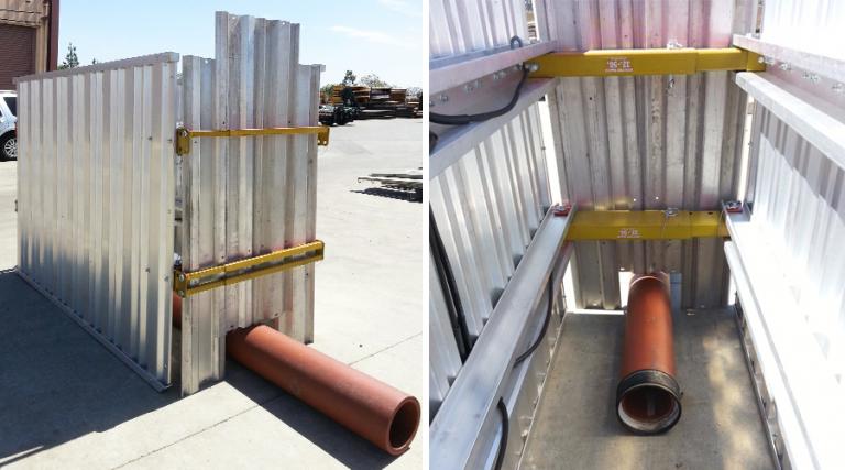 Aluminum Shields - Trench Shoring Company - Shoring, Trench Shoring ...
