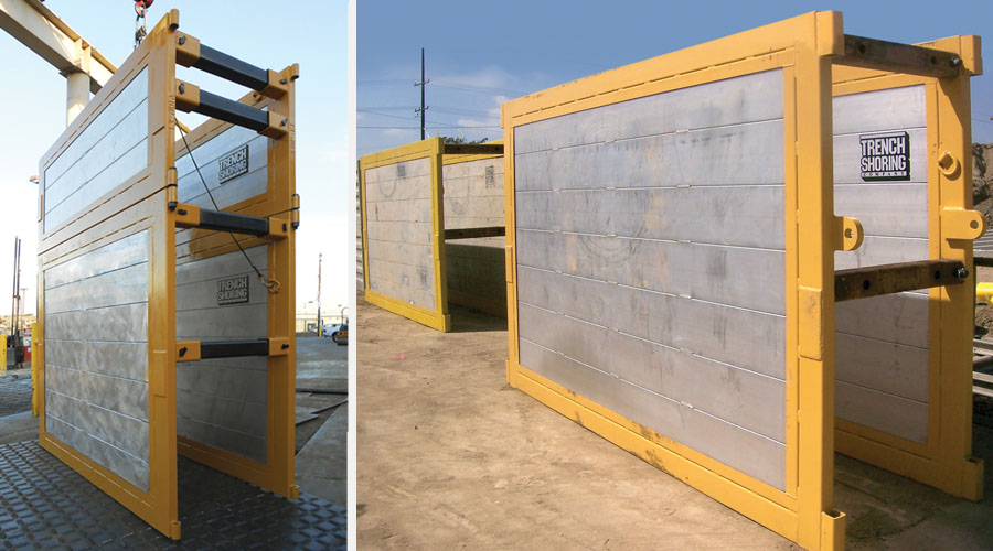 Aluminum Shields - Trench Shoring Company - Shoring, Trench Shoring ...