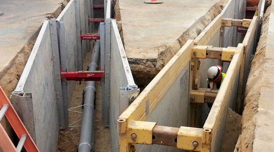 Aluminum Shields - Trench Shoring Company - Shoring, Trench Shoring ...