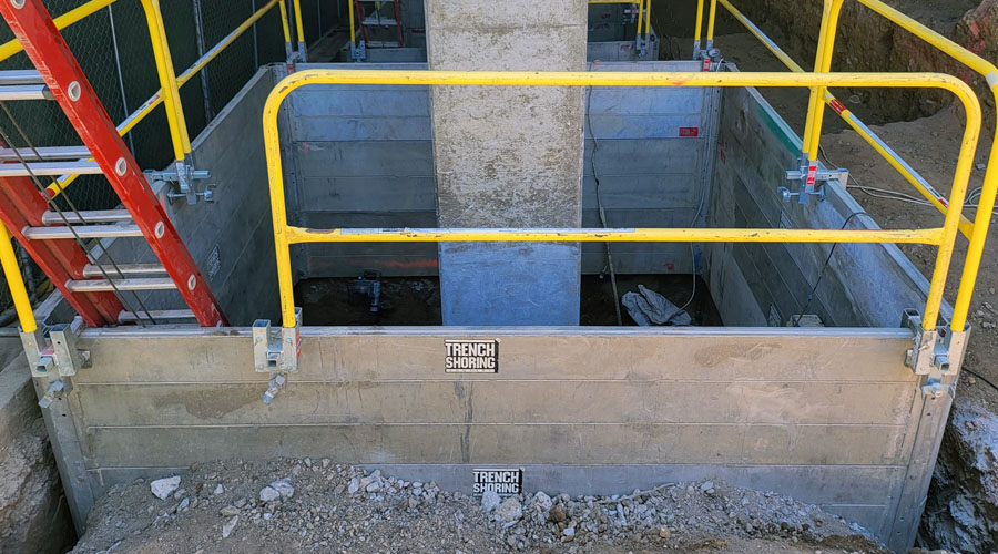 Aluminum Shields - Trench Shoring Company - Shoring, Trench Shoring ...