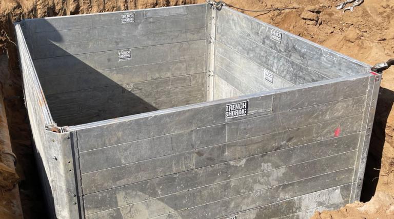 Aluminum Shields - Trench Shoring Company - Shoring, Trench Shoring ...